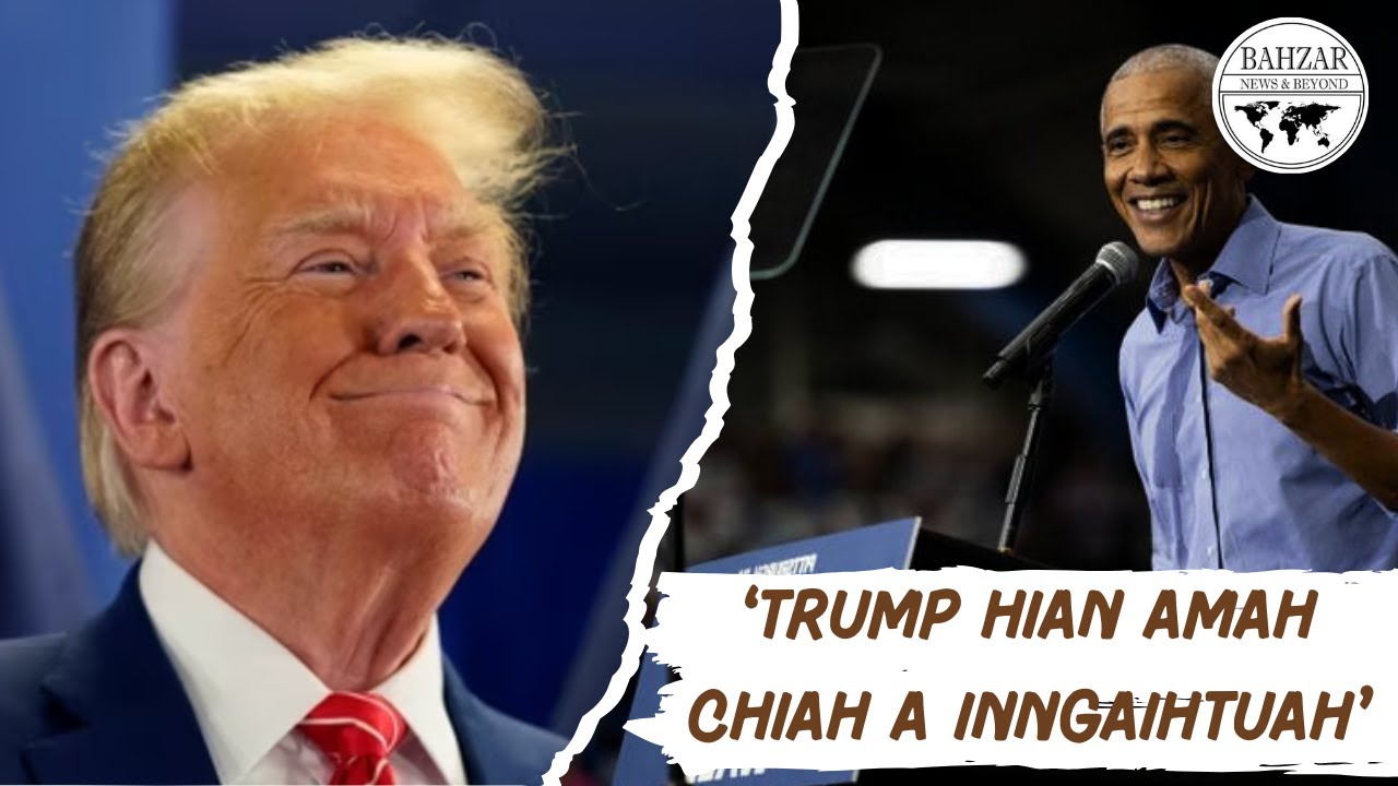 Obama'n 'a mupuiin' Donald Trump a kâp siah siah mai! - YouTube
