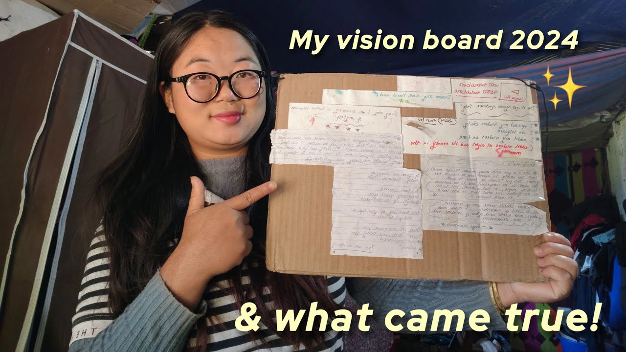 My 2024 vision board came true! reviewing & reflecting my goals🩷 - YouTube