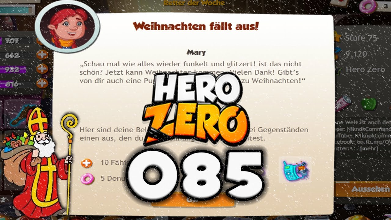 Hero Zero #085 - WEIHNACHTEN FÄLLT AUS! - NIKOLAUS - NIKOLAS (S7) - YouTube