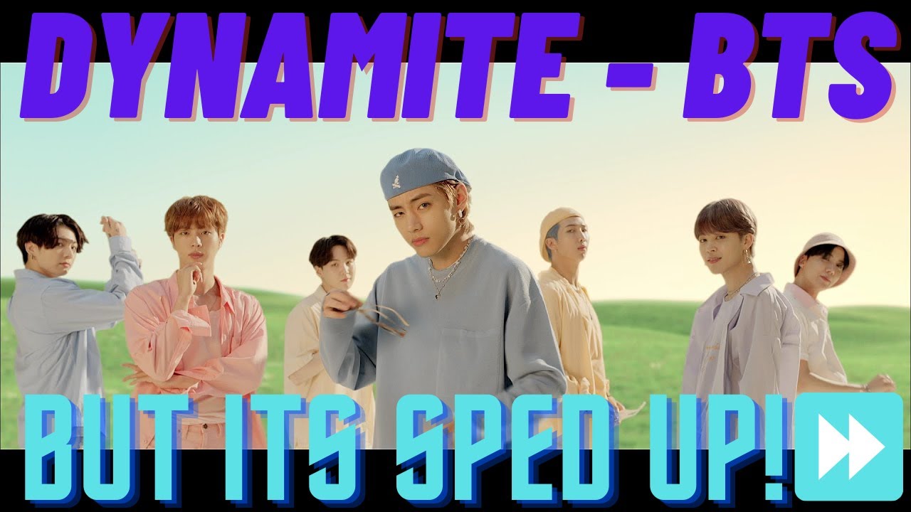 🧨 BTS (방탄소년단) 'Dynamite' (Holiday Remix), BUT IT'S SPED UP! 🧨 - YouTube