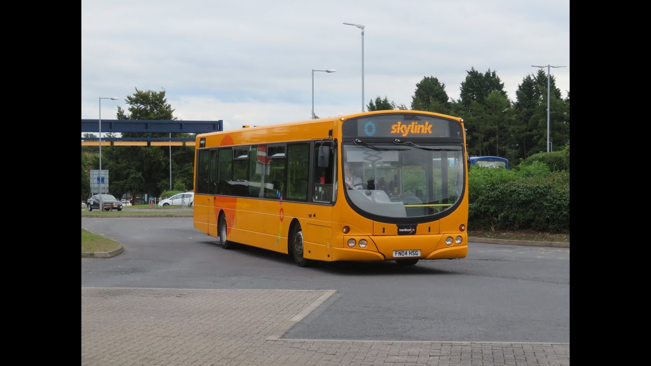 Trent Barton - Scania Wright Solar 657 (FN04 HSG) ride on Skylink ...