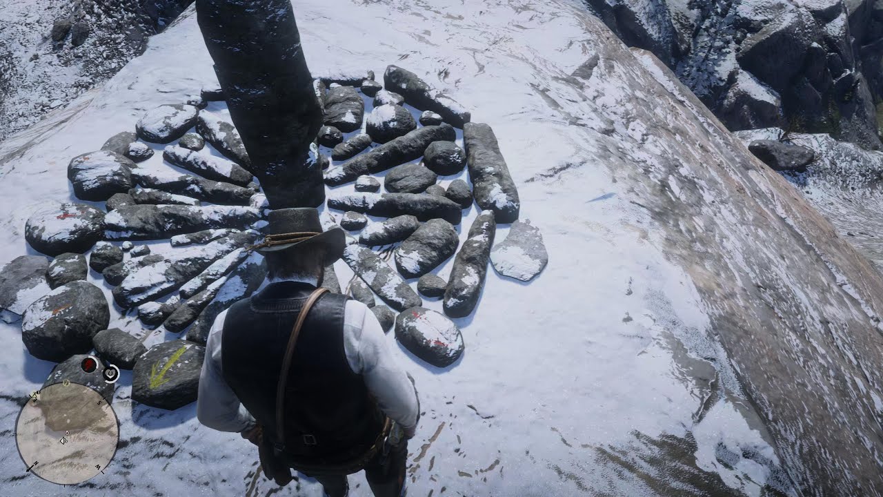 RDR2 Mount Shann sun-dial treasure - YouTube