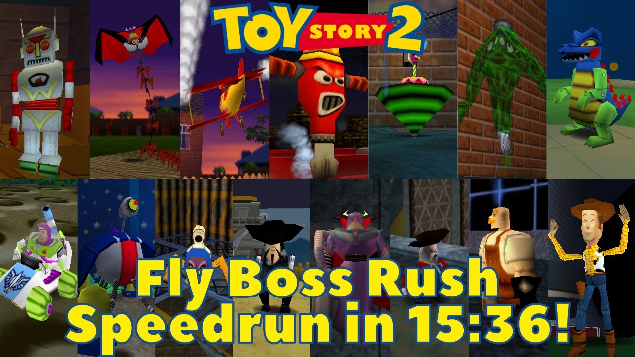 Toy Story 2 - Fly Boss Rush Speedrun in 15:36 - YouTube