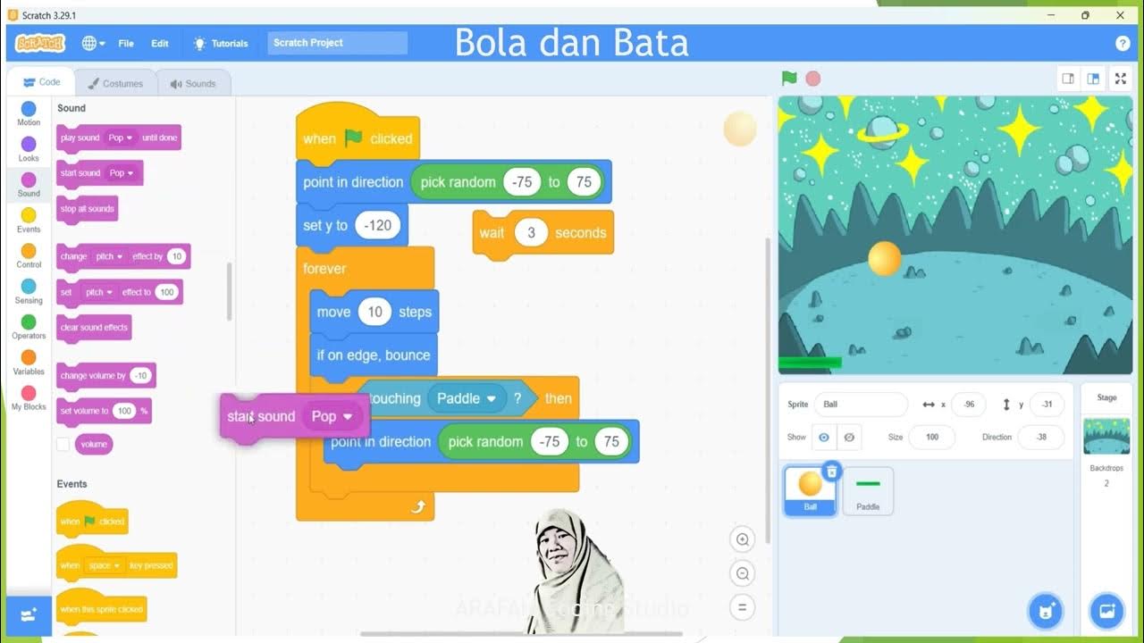 #35 | Permainan Bola dan Bata | Ball and Bricks Game | Scratch | Coding | TIK | Informatika ...
