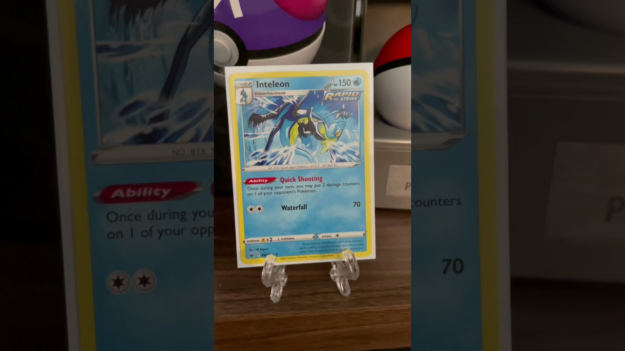 Win or Bin: Inteleon (Quick Shooting) | Pokemon Card Review I Shorts ...