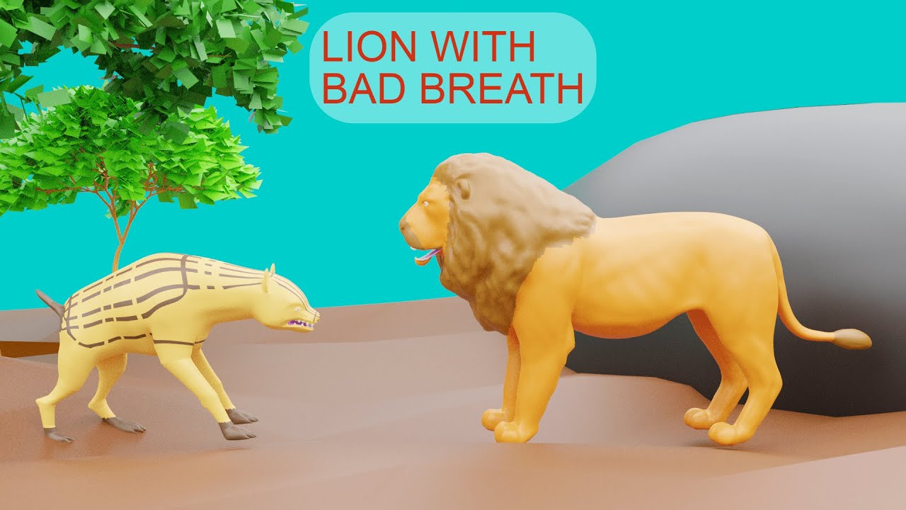 Lion with bad breath - animated short story - LOHITHAN_0042 - YouTube