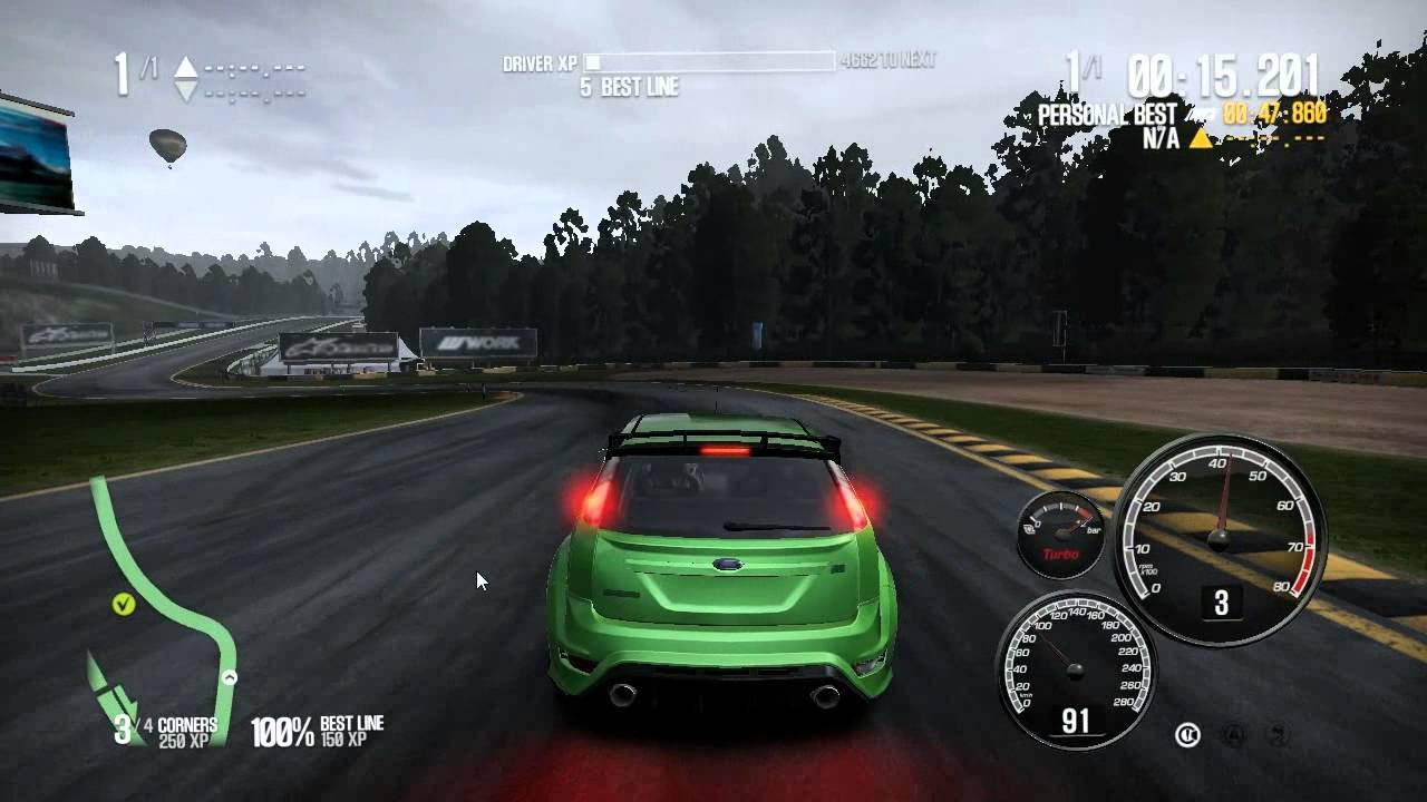 Need for Speed Shift 2 Unleashed HD Gameplay Test Drive Ford Focus RS ...