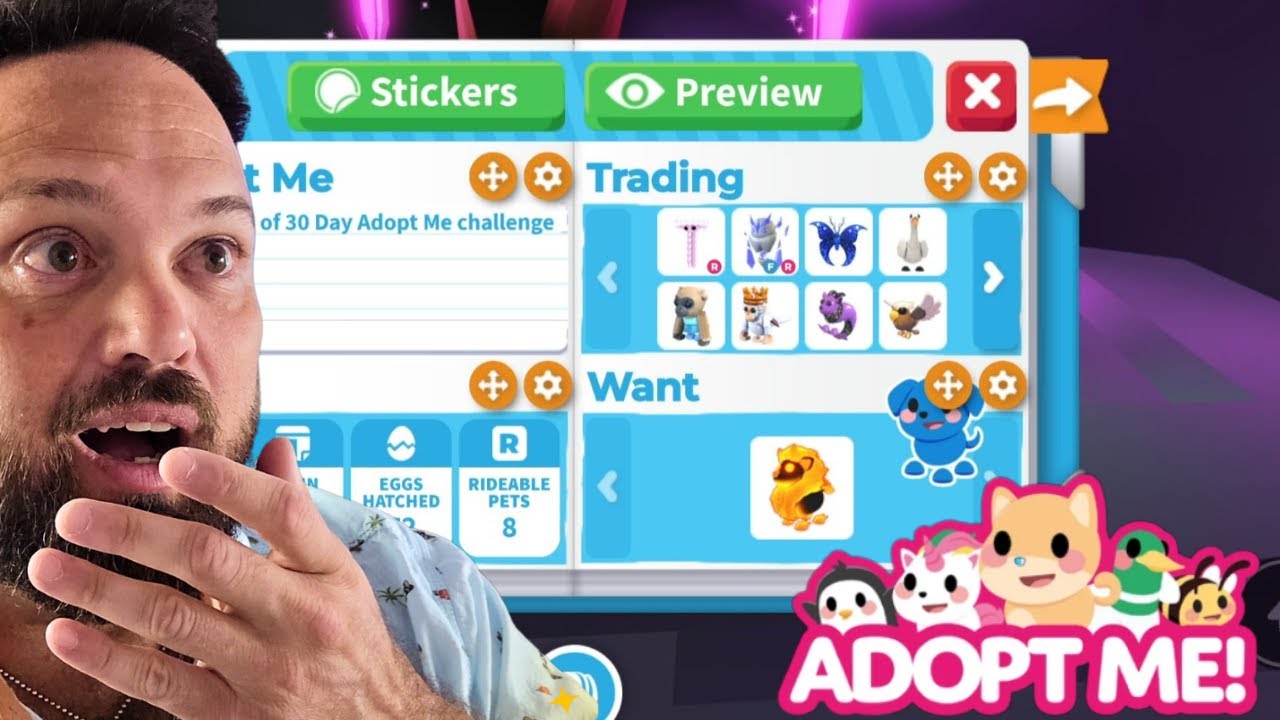 Starting Over in *Adopt Me* Day 16, Neon Hammerhead Shark - YouTube