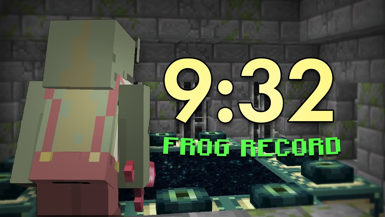 9:32 Minecraft Speedrun [FROG WORLD RECORD] - YouTube