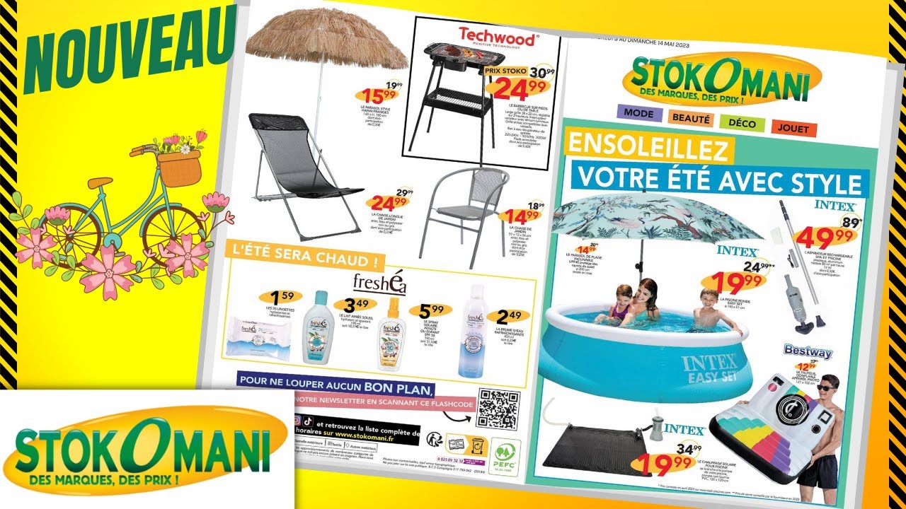 catalogue STOKOMANI du 3 au 14 mai 2023 ⛔ ENSOLEILLEZ VOTRE ÉTÉ ...