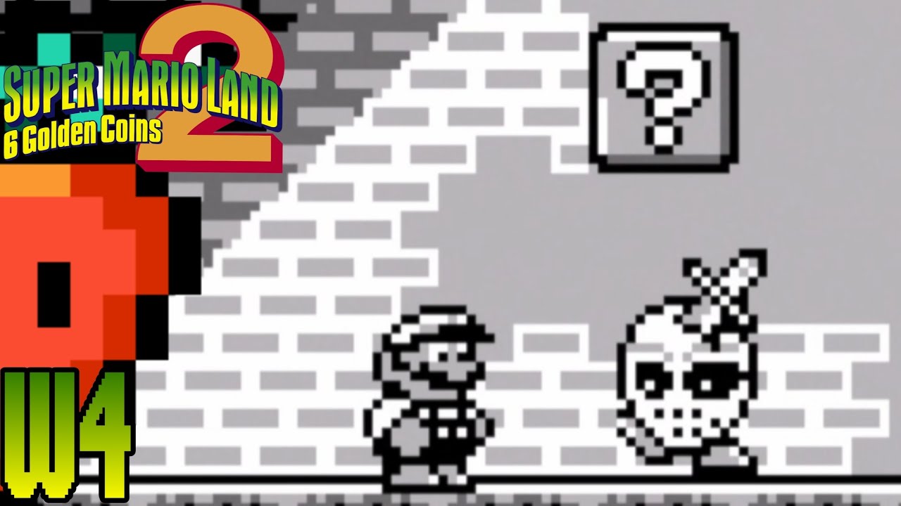 Super Mario Land 2: 6 Golden Coins | World 4 (Pumpkin Zone): OH MY GOD ...