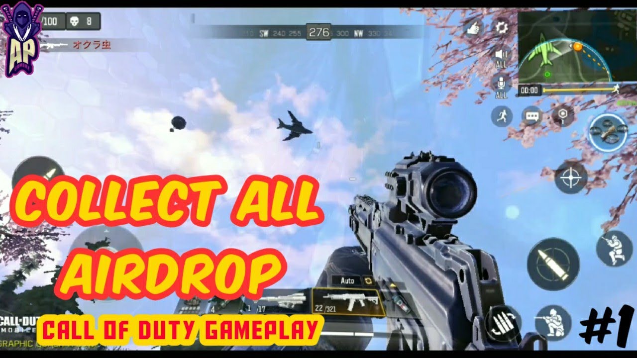 CALl OF DUTY MOBILE : Collect All Airdrop in Battle Royal mode Gameplay ...
