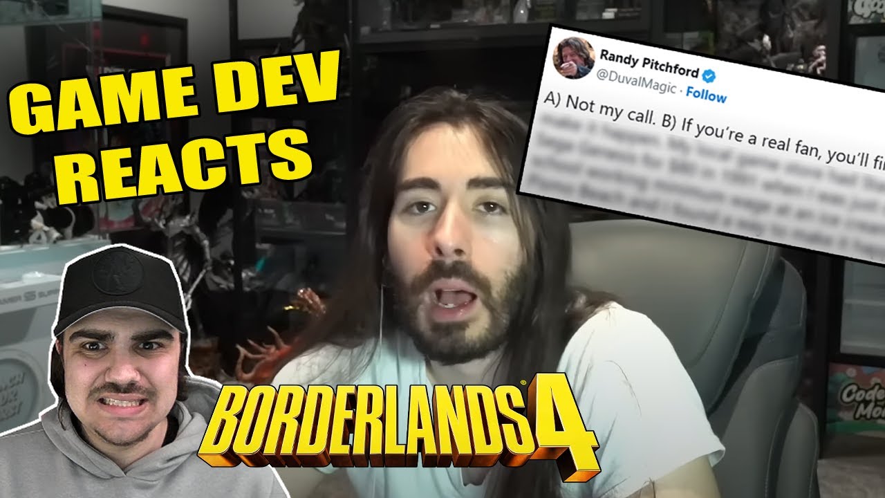 Game Dev Reacts to MoistCr1TiKaL ROASTING Randy Pitchford - YouTube