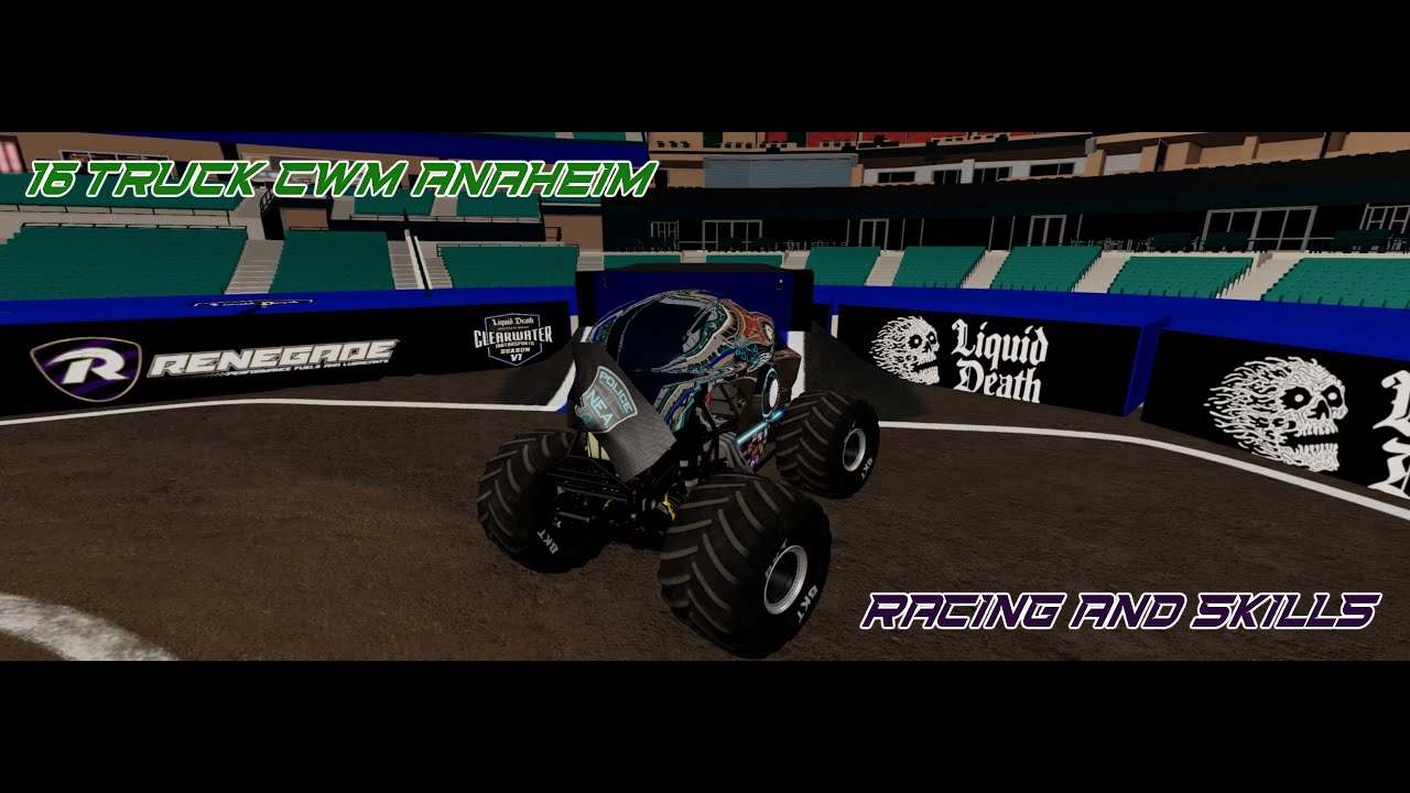 16 Truck Monster Jam Retired Truck Showdown CWM Anaheim Racing and ...