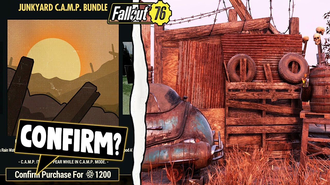 So I Just Got Fallout 76's Junkyard CAMP Bundle & Here's What I Think ...