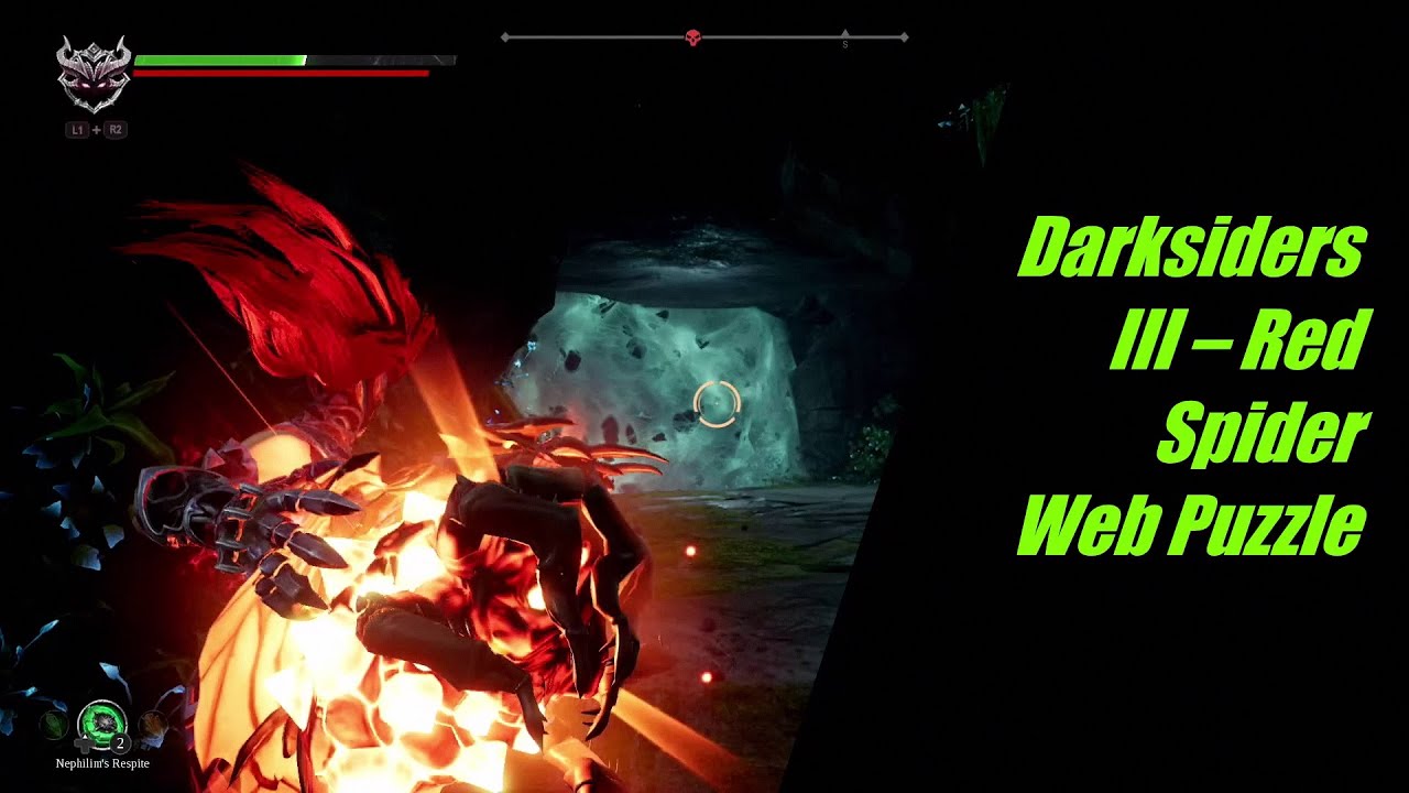 Darksiders III – Red Spider Web Puzzle Splintered Station - YouTube