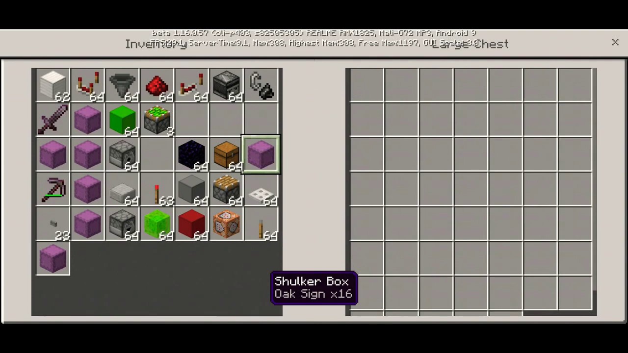 Shulker box unloader for mcpe/bedrock - YouTube