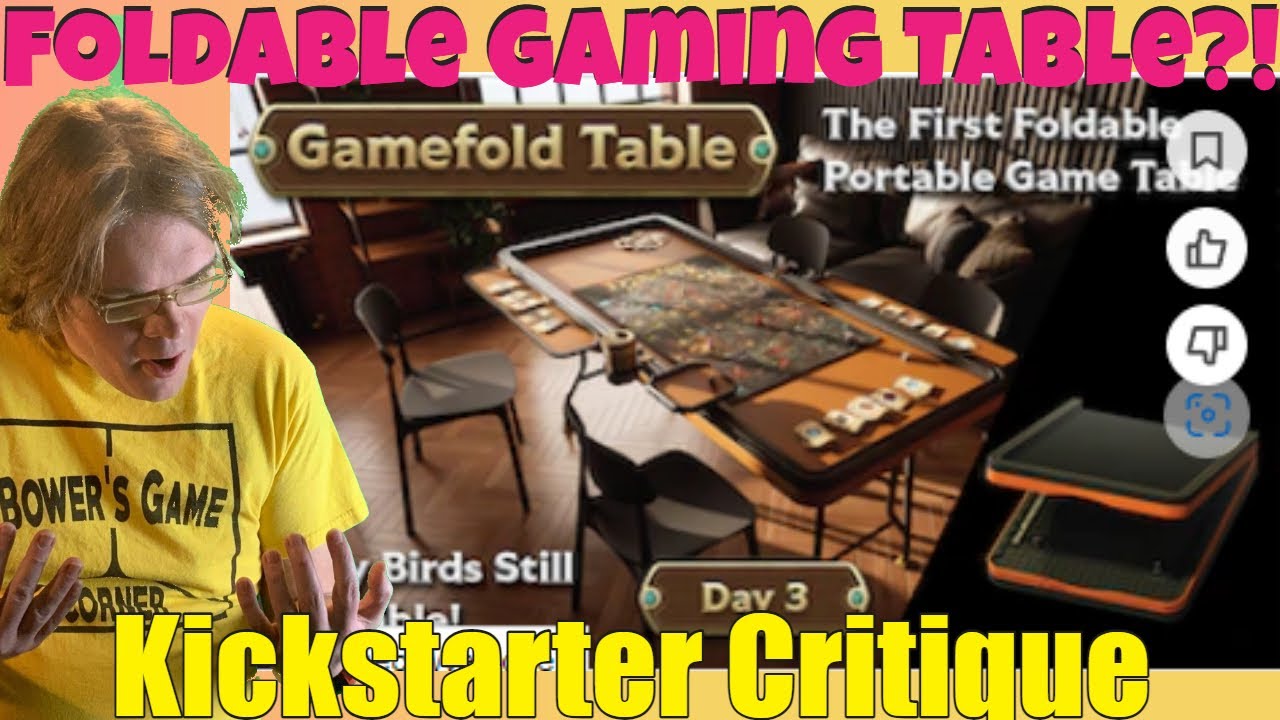 Gamefold: The First Folding Table Designed For Gaming - Kickstarter ...