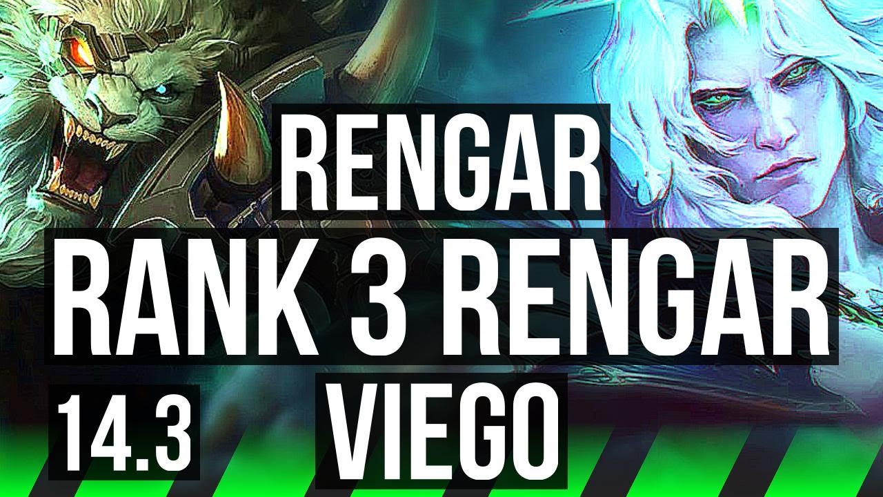 RENGAR vs VIEGO (JNG) | 10/0/7, Rank 3 Rengar, Legendary | JP Master ...