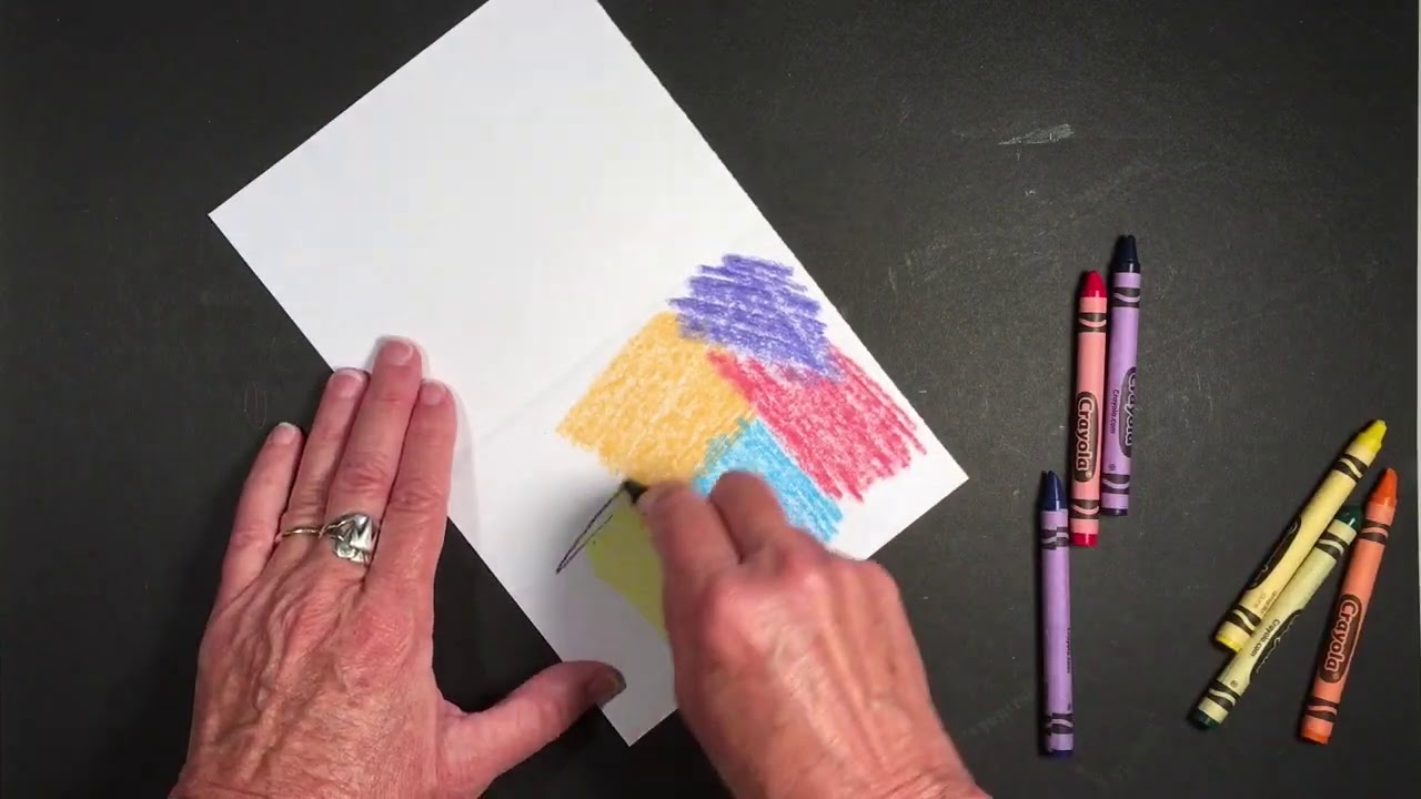 crayon transfer - YouTube
