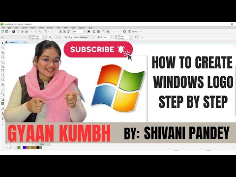 😱 Windows logos in Coreldraw Design | Coreldraw Tutorials for Beginners ...