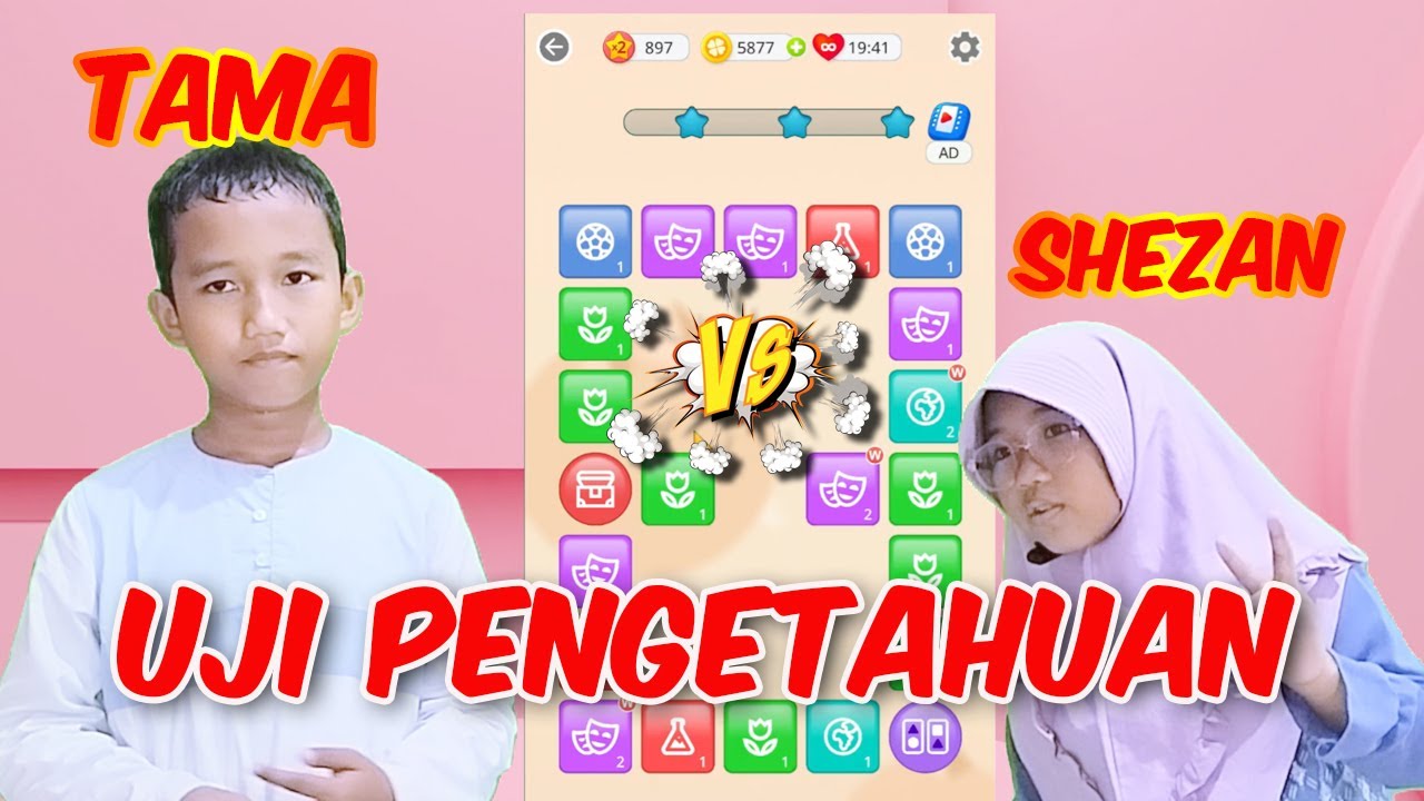 Uji pengetahuan Siapa yang Juara Main kuis anak anak level 3 - YouTube