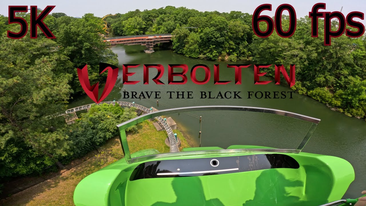 Verbolten 5K 60 fps Front Seat On-Ride POV | Busch Gardens Williamsburg ...