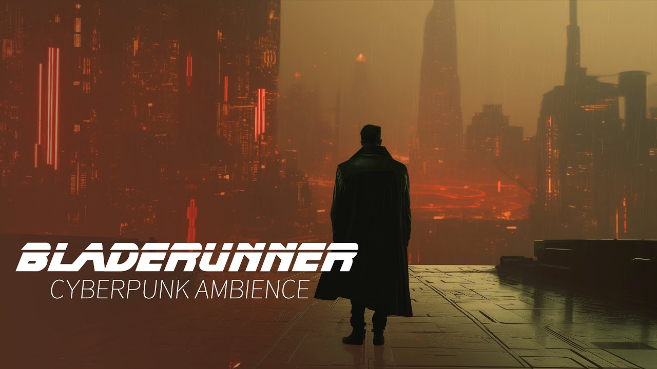 BLADE RUNNER | Cyberpunk Ambience | Sci Fi | RAIN | FOR SLEEP ...