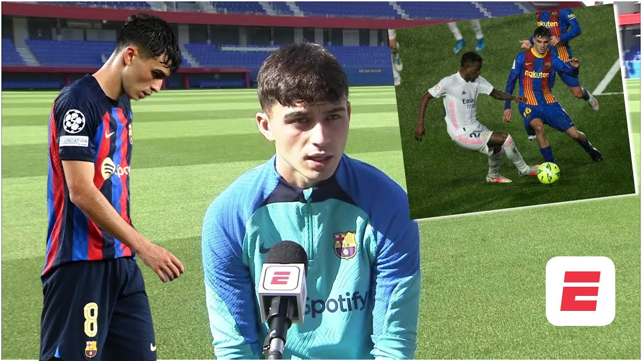 Pedri, sobre el GOLPE en la CHAMPIONS ante el Inter y el clásico ante ...