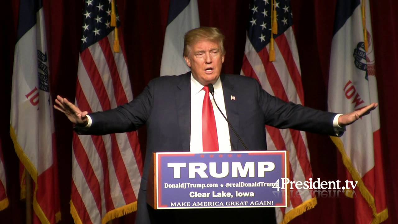 Donald Trump Surf Ballroom Clear Lake Iowa January 9 2016 - YouTube