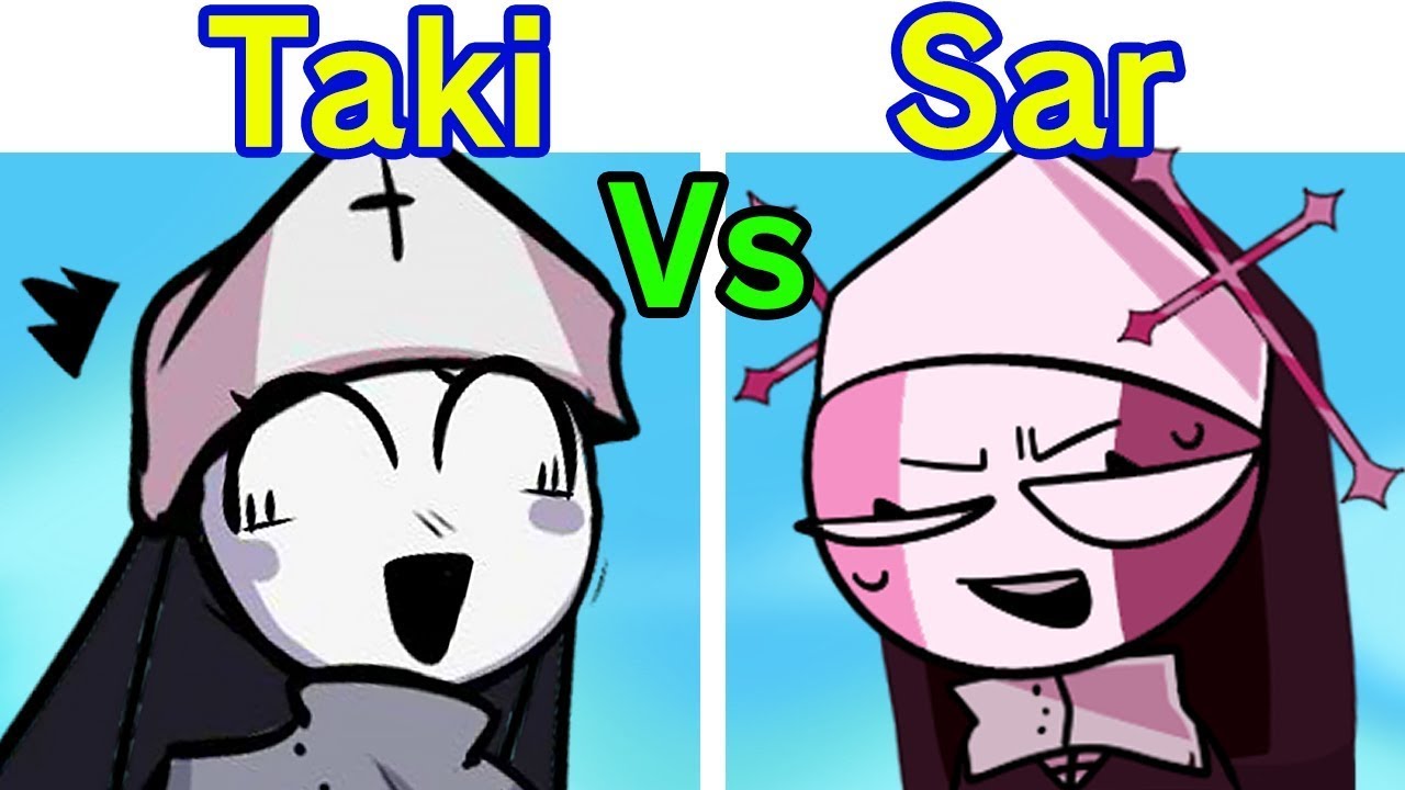 Friday Night Funkin' - Taki VS Sar + Cutscenes (Sarvente's Mid-Fight ...