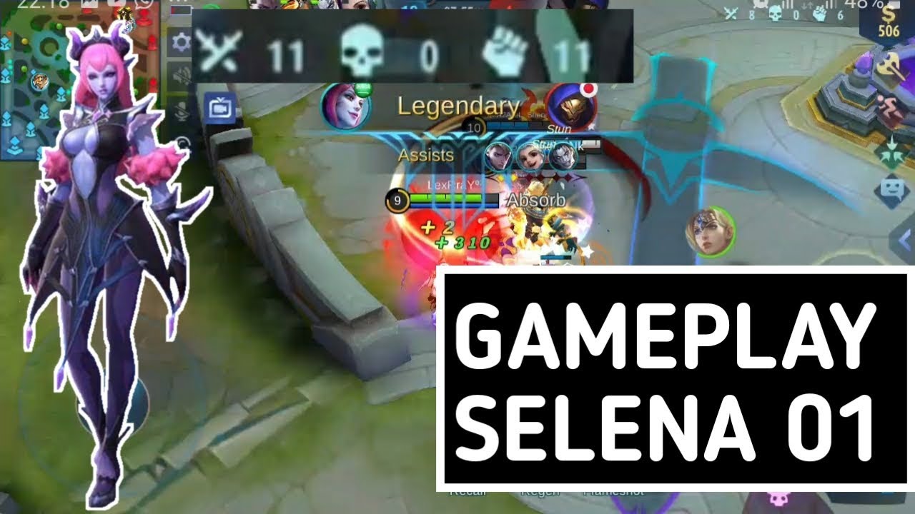Gameplay Selena #01 | Akurat Abyssal Arrow | Mobile Legends Bang Bang ...