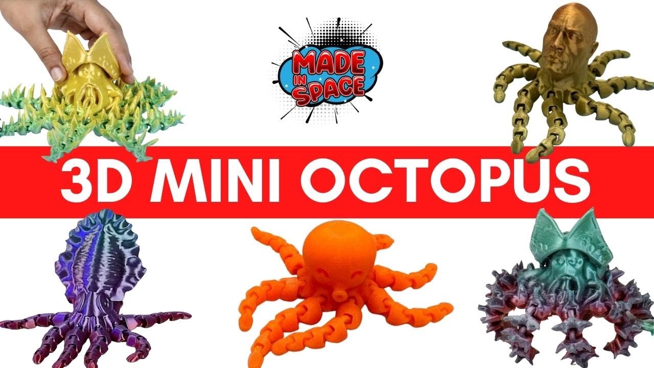 5 Cool ARTICULATED 3D Print Animals #2 | with Timelapse - YouTube
