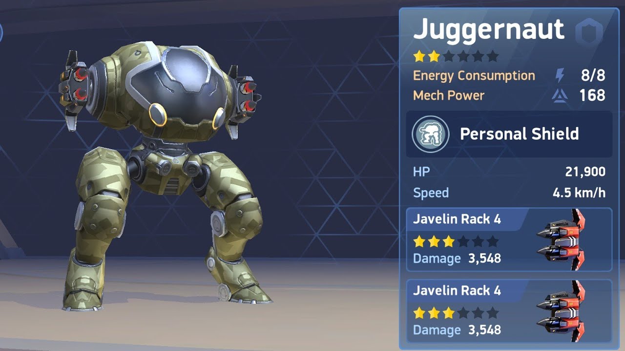 Mech Arena : Robot Showdown / Juggernaut / Javelin Rack 4 / Game Play 🔥 ...