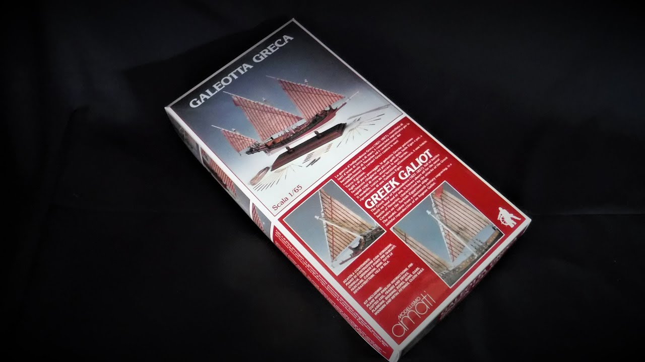 Amati Greek Galiot Unboxing - YouTube