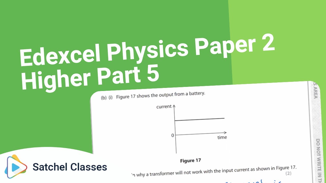 Edexcel Physics Paper 2 Higher Part 5 | Physics | Satchel Classes - YouTube
