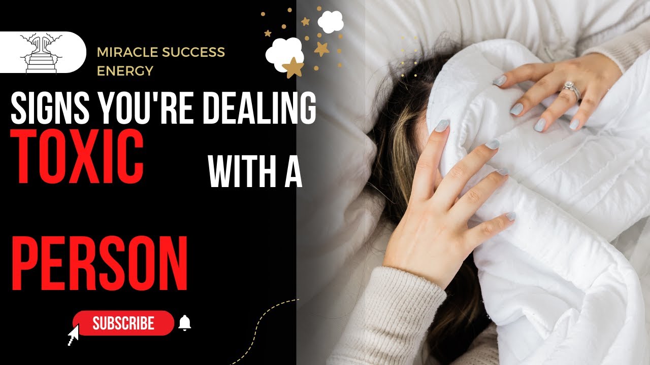 Signs You're Dealing With A Toxic Person (TOXIC PERSONALITY TRAITS ...