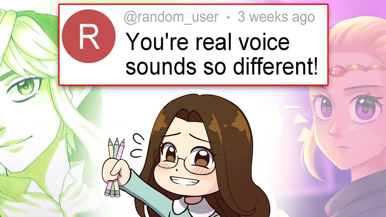 Let's Talk About My Voice & Draw Whatever THE HECK I Want! 🫢 - YouTube