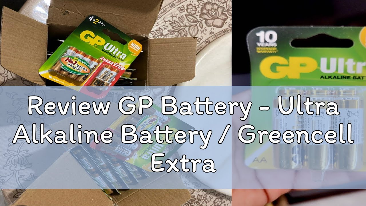 Review GP Battery - Ultra Alkaline Battery / Greencell Extra Heavy Duty ...