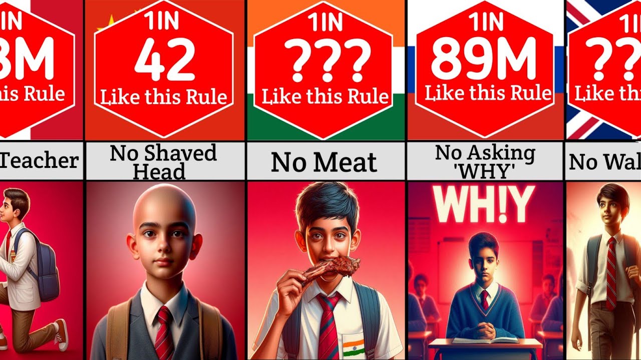 Strange School Rules From Different countries || Banned Things In ...