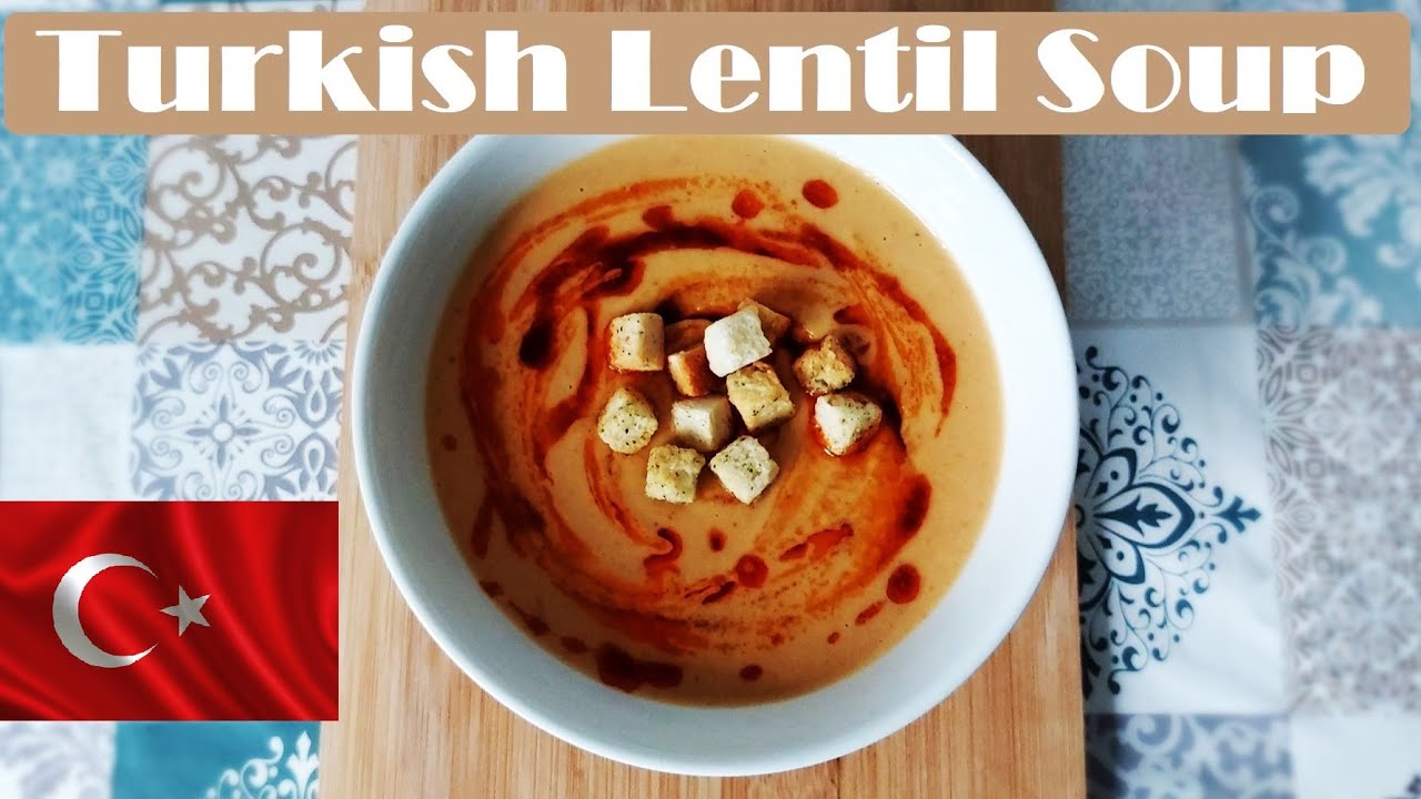 Turkish Lentil Soup Recipe in 2 minutes / Turkish cuisine (Mercimek ...