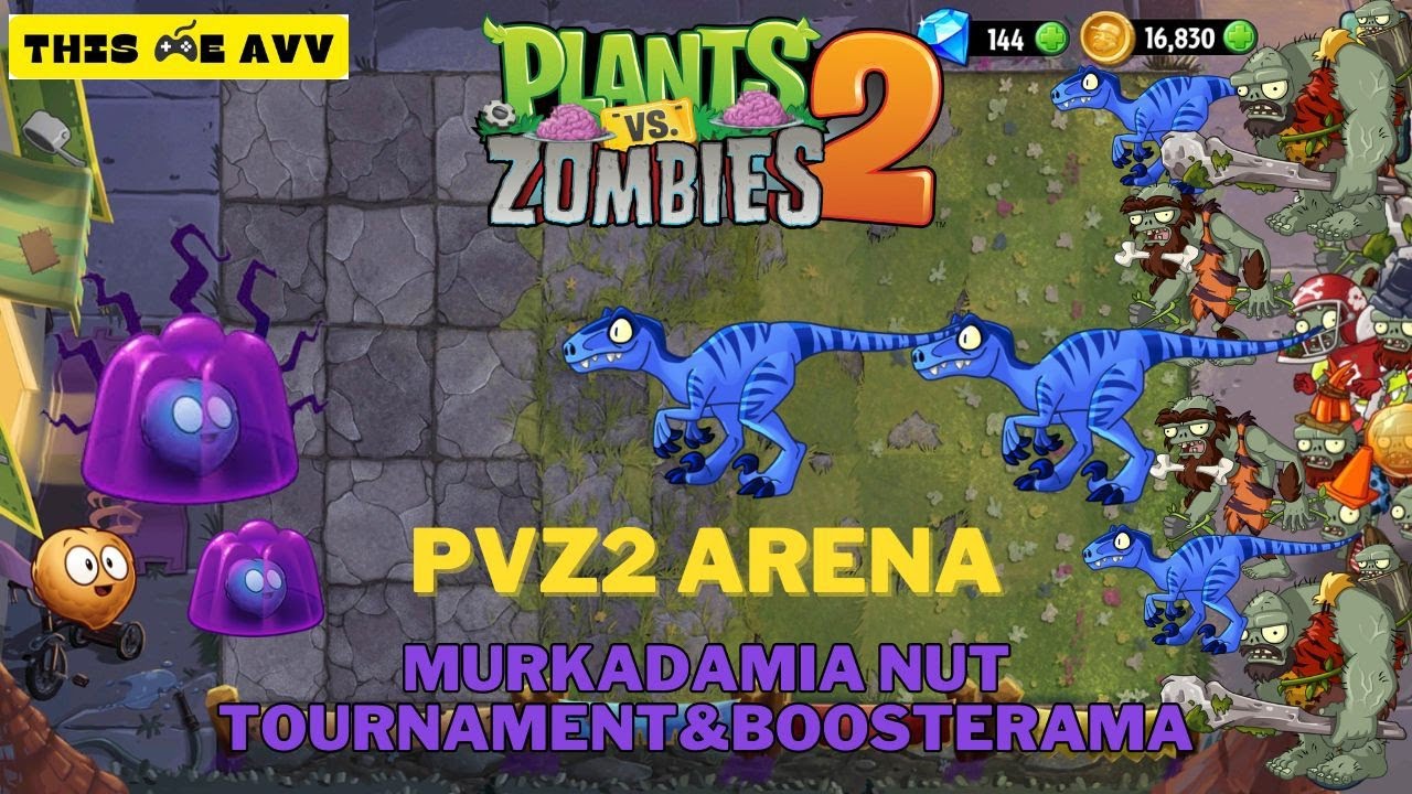 PVZ2 Arena Preview - Murkadamia Nut Tournament & Boosterama - YouTube