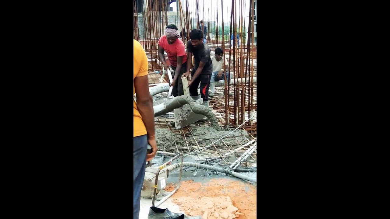 Slab casting civil engineering @$|% - YouTube