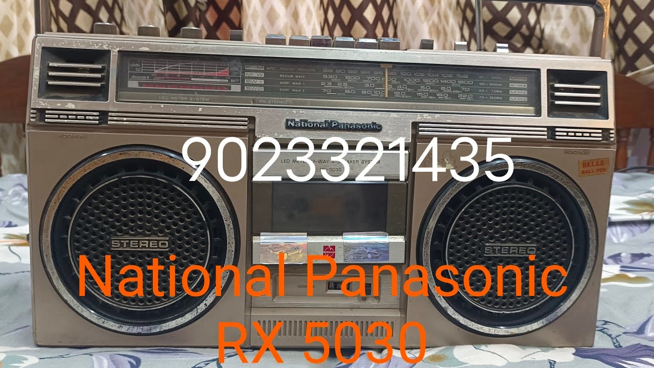 National Panasonic RX 5030 - YouTube