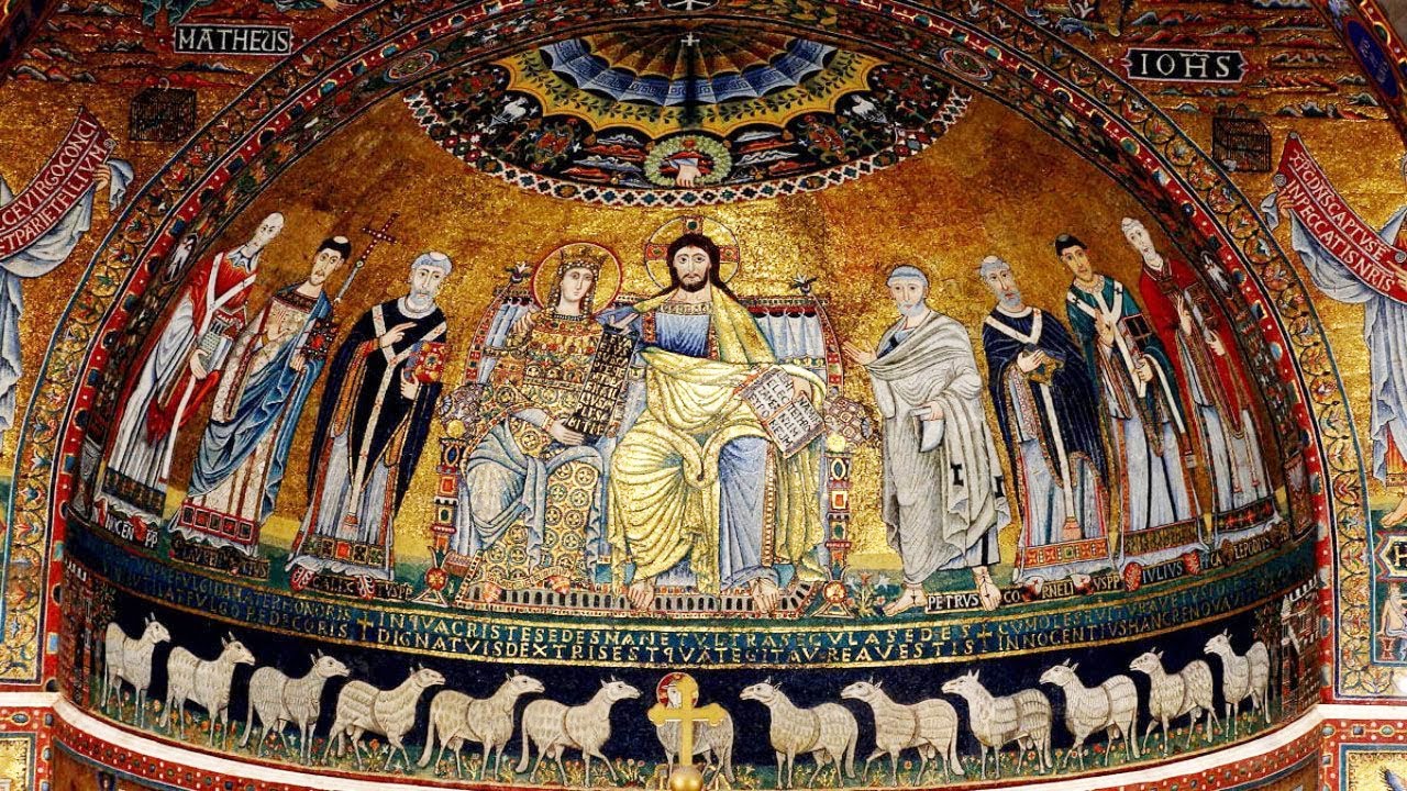 11 giugno. Preghiera degli Apostoli dalla Basilica di Santa Maria in ...