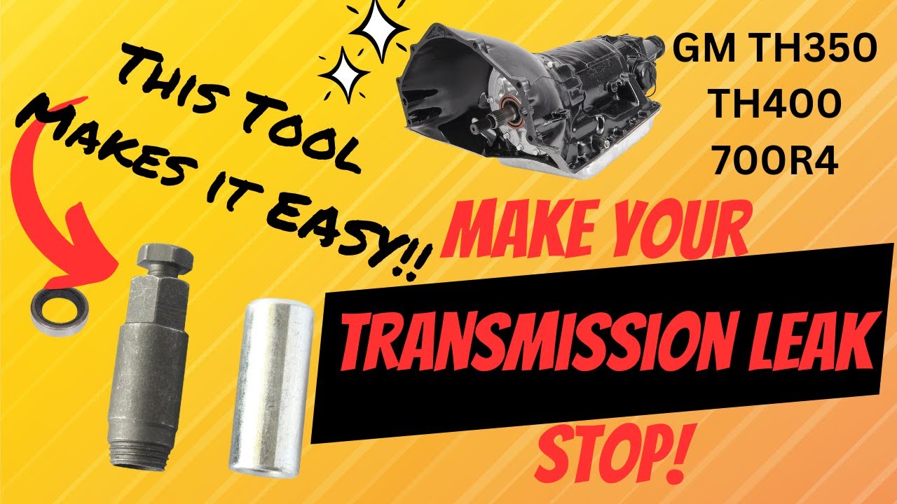 Easy TH350 Transmission Leak Fix! Bad Hombre Garage Episode 137 - YouTube