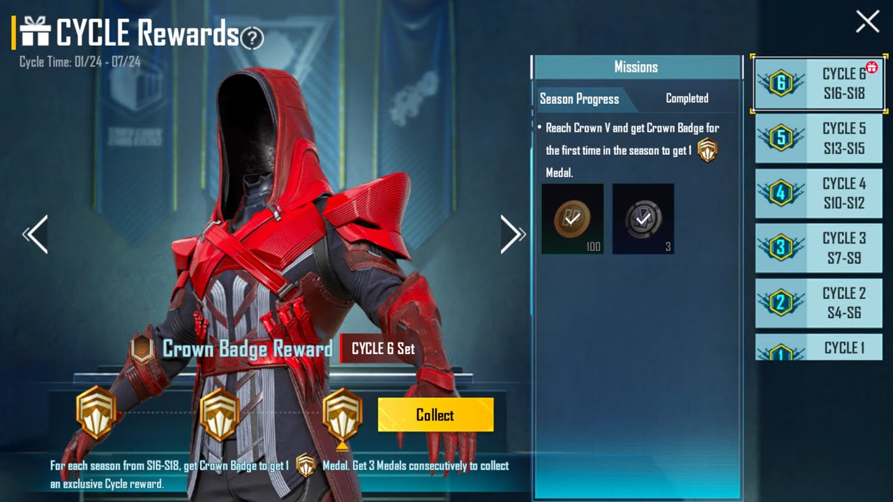 Collecting S18 Cycle Rewards In PUBG Mobile - YouTube