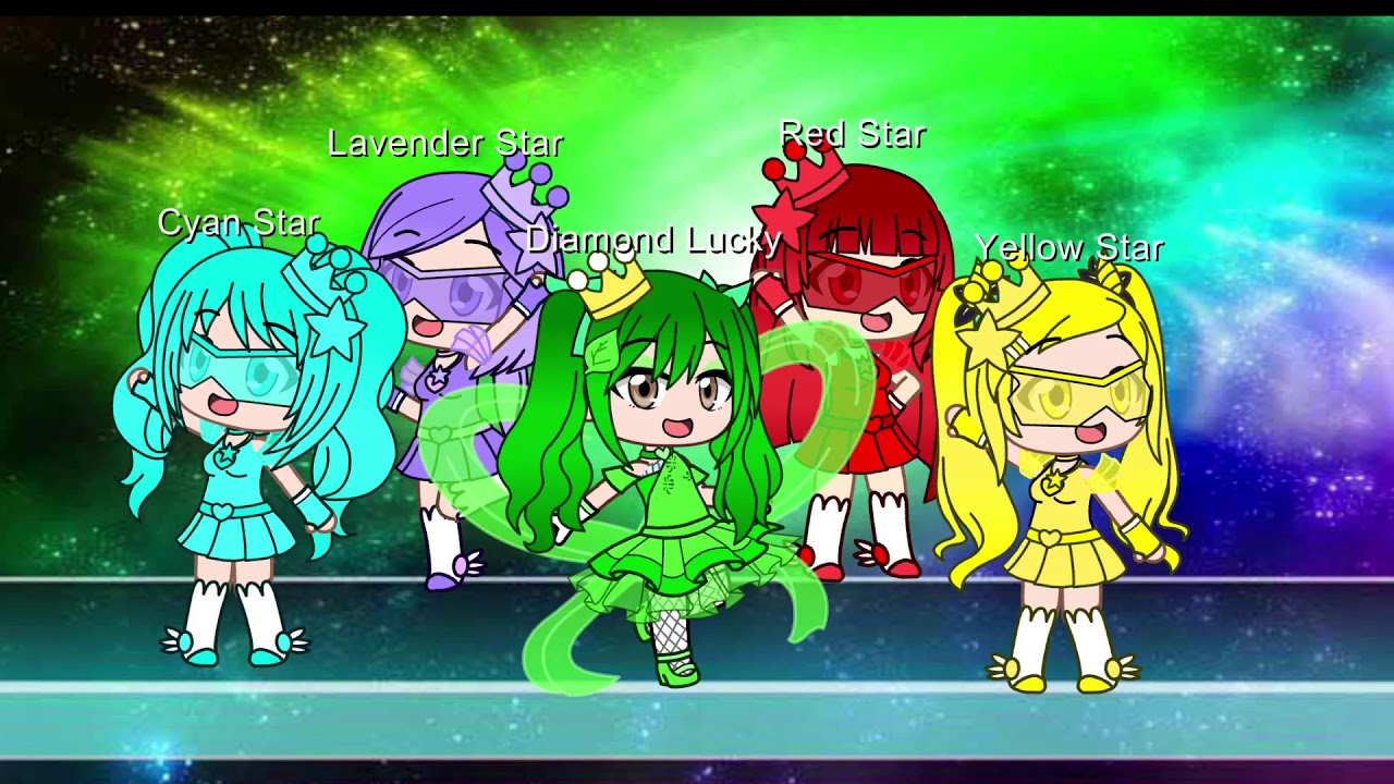 The Color Star Girls In Gacha Club & Ultra - YouTube