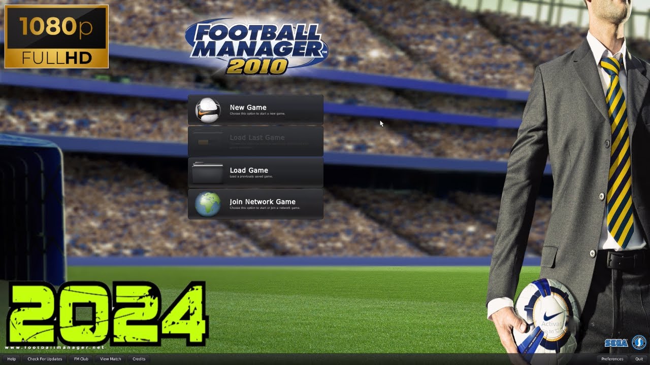 Football Manager 2010 (2024) - Gameplay (PC/Win 10) [1080p60FPS] - YouTube