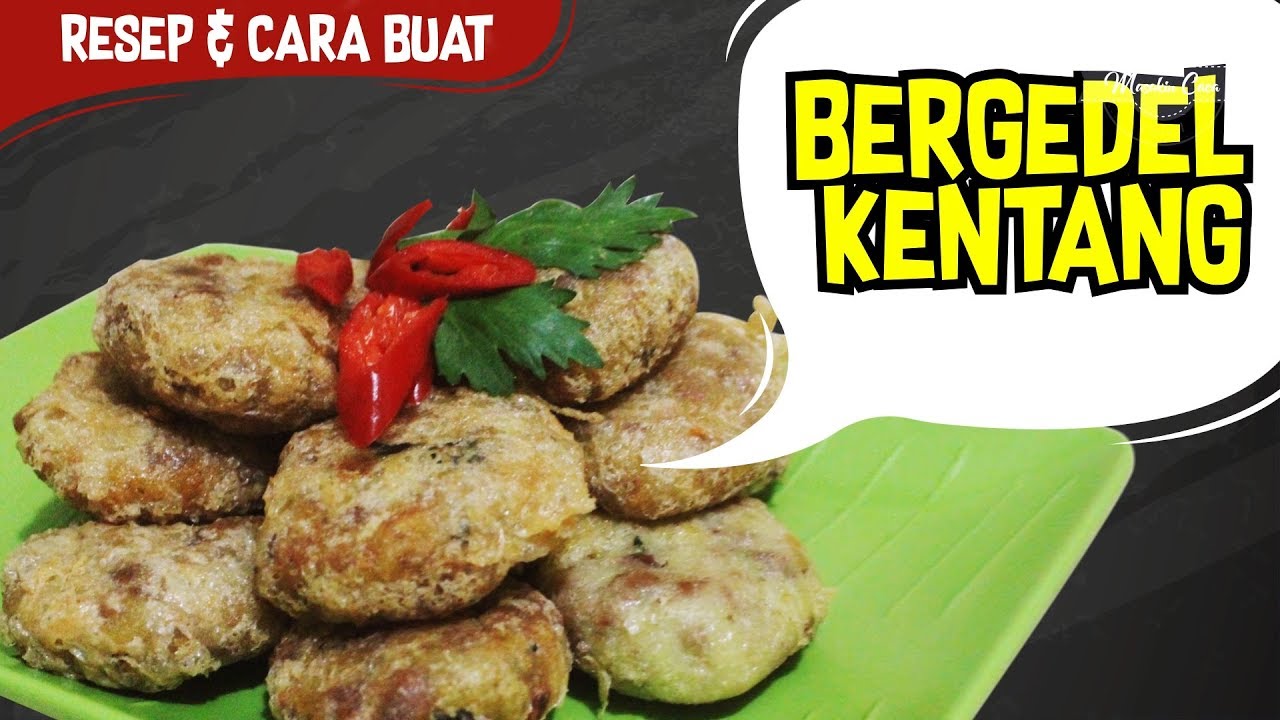 Resep dan Cara Membuat Perkedel Kentang Daging - YouTube
